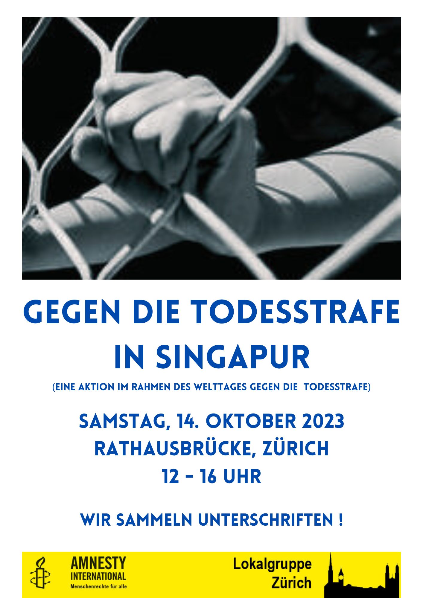 Gegen die Todesstrafe in Singapur — amnesty.ch
